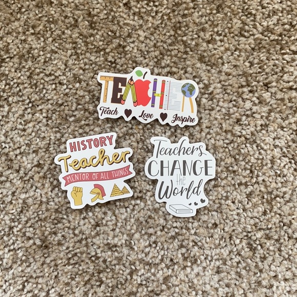 Design | History Teacher Sticker Pack | Poshmark